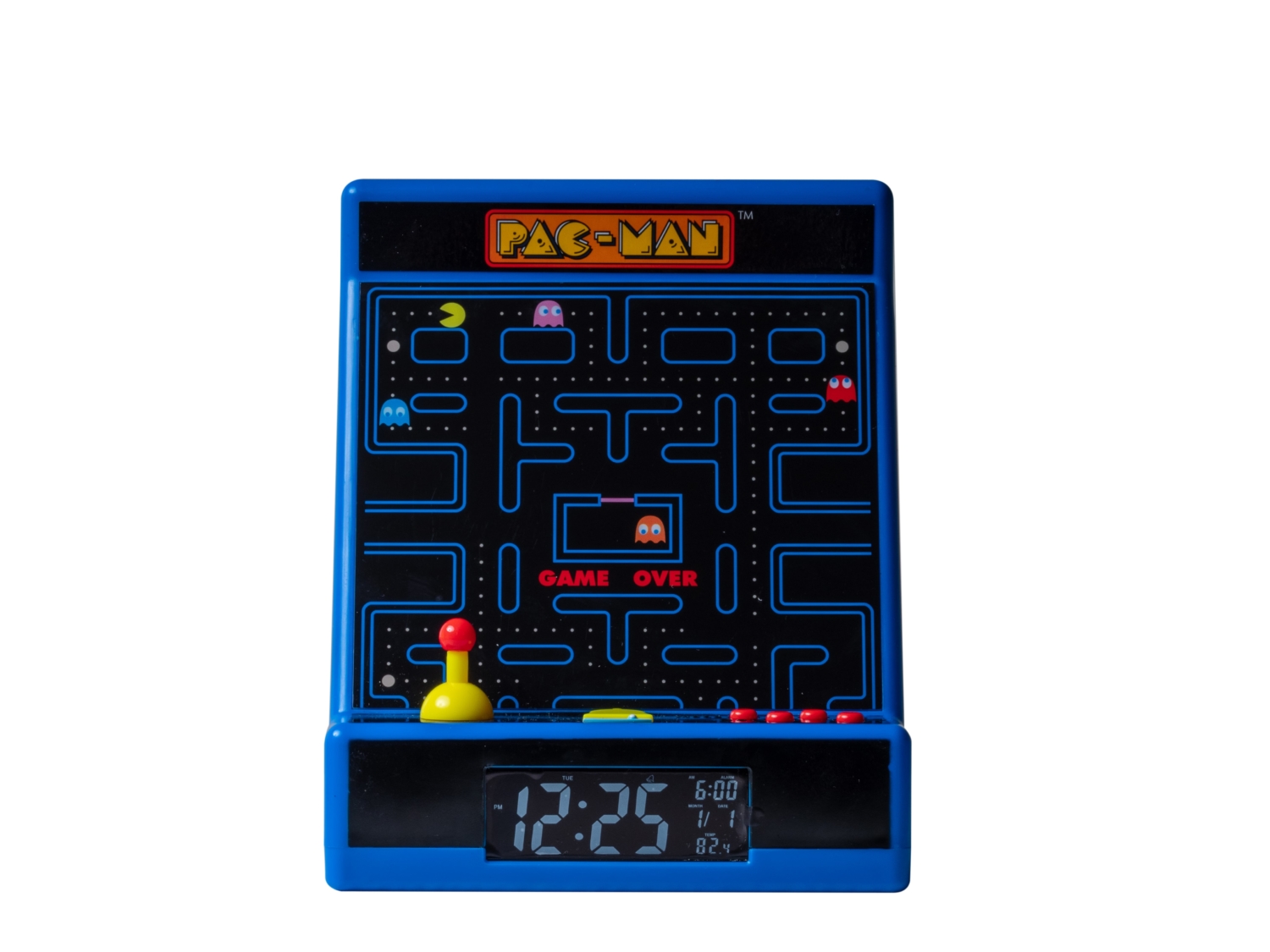 Pac-Man arcade alarm clock